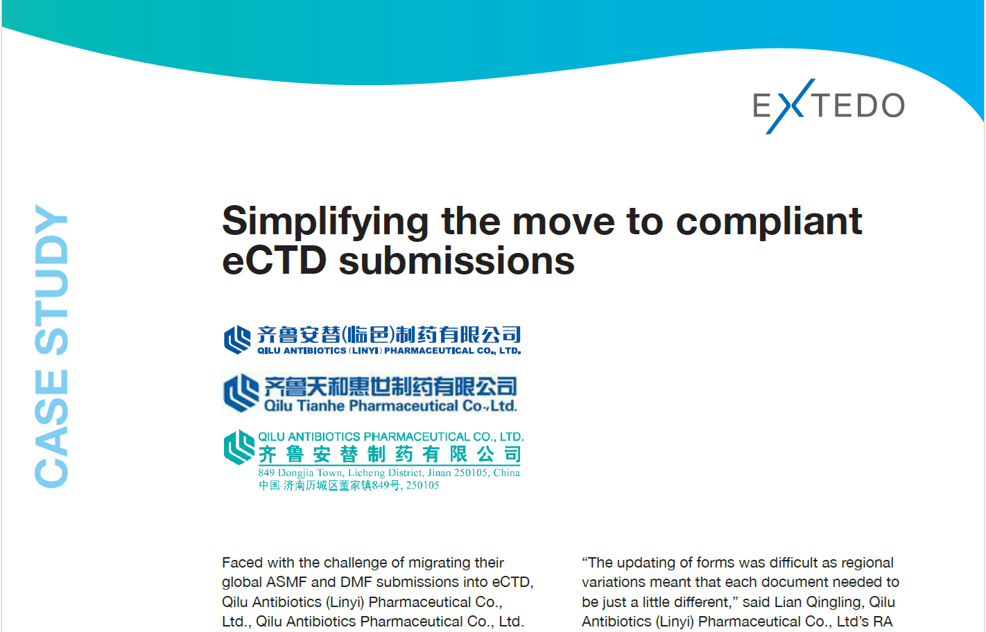 eCTDmanager - Complete Regulatory Dossier Management and eCTD Software | EXTEDO